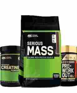 Pachete Optimum-Nutrition Serious Mass Plus Creatine And Pre ...